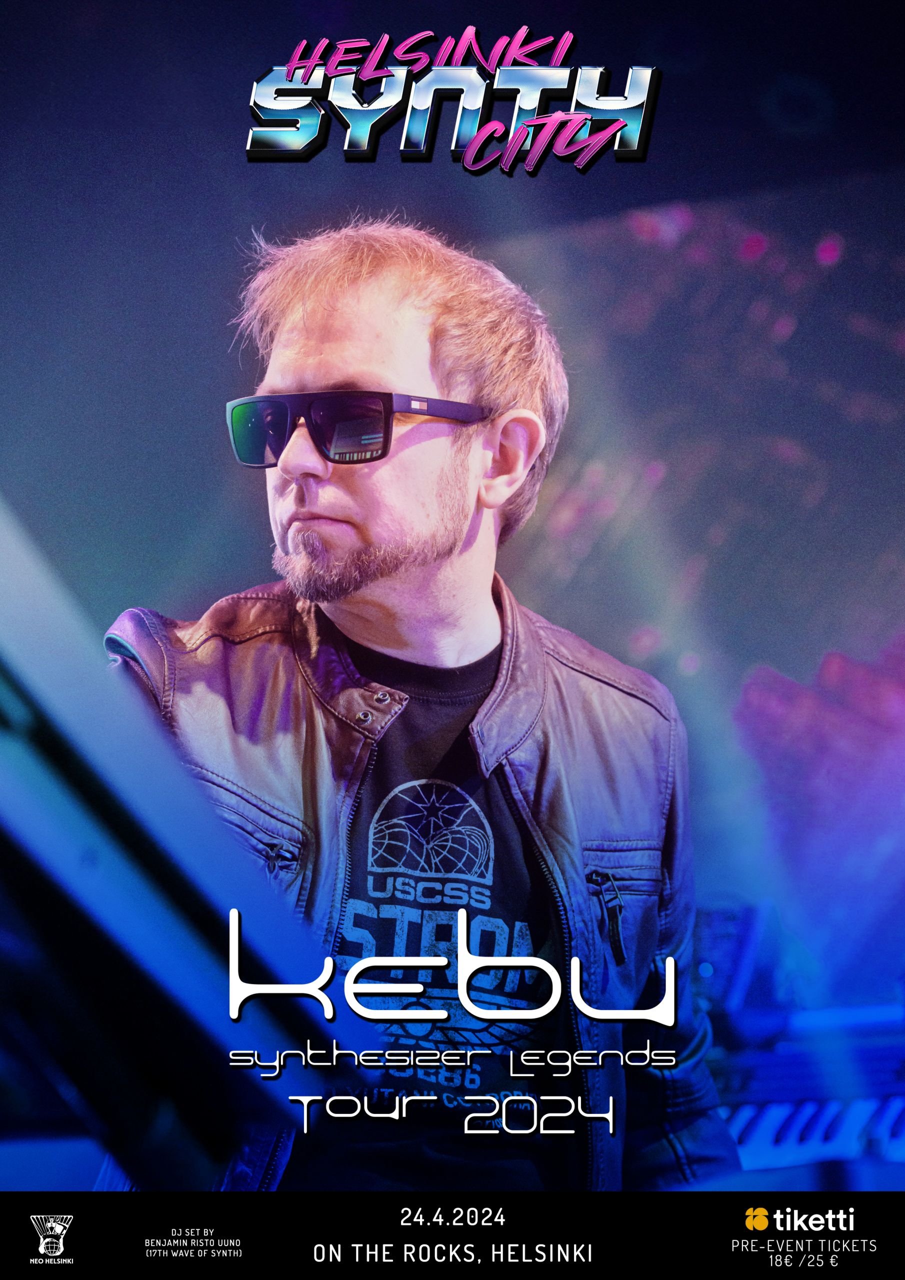 Helsinki Synth City - Kebu (FIN) - Helsinki 24.4.2024 - Neo Helsinki